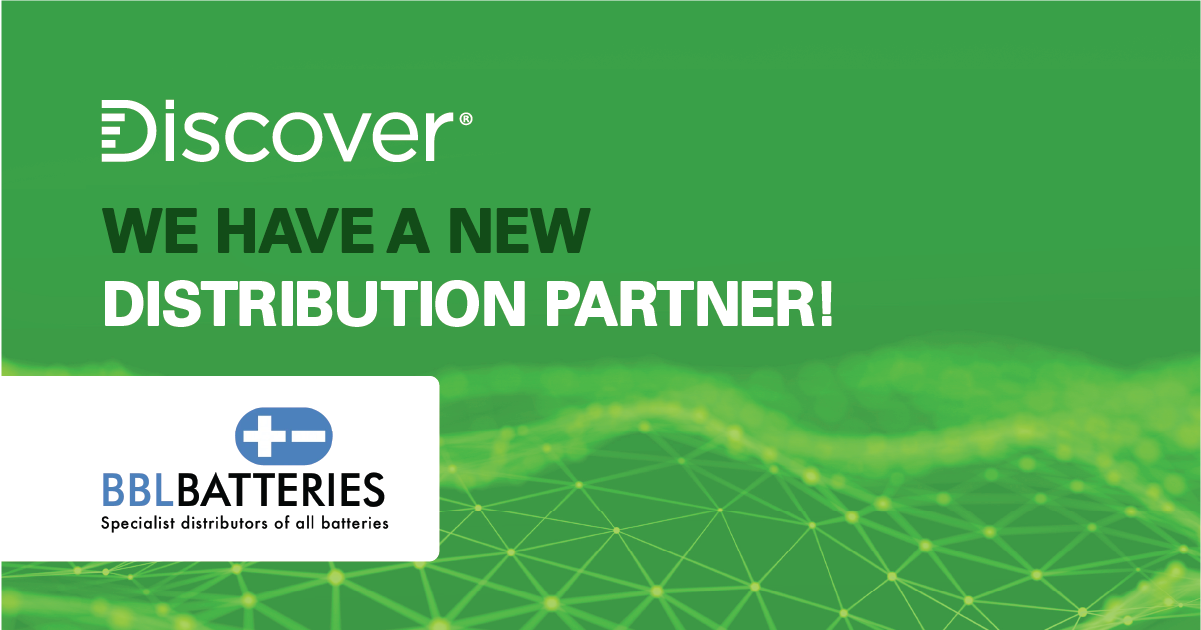 Discover Battery Welcomes New UK-Based Distribution Partner.